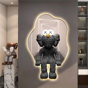 Kaws-inspired Neon Wall Art, Modern LED Sign for Unique Home Decor - Etsy