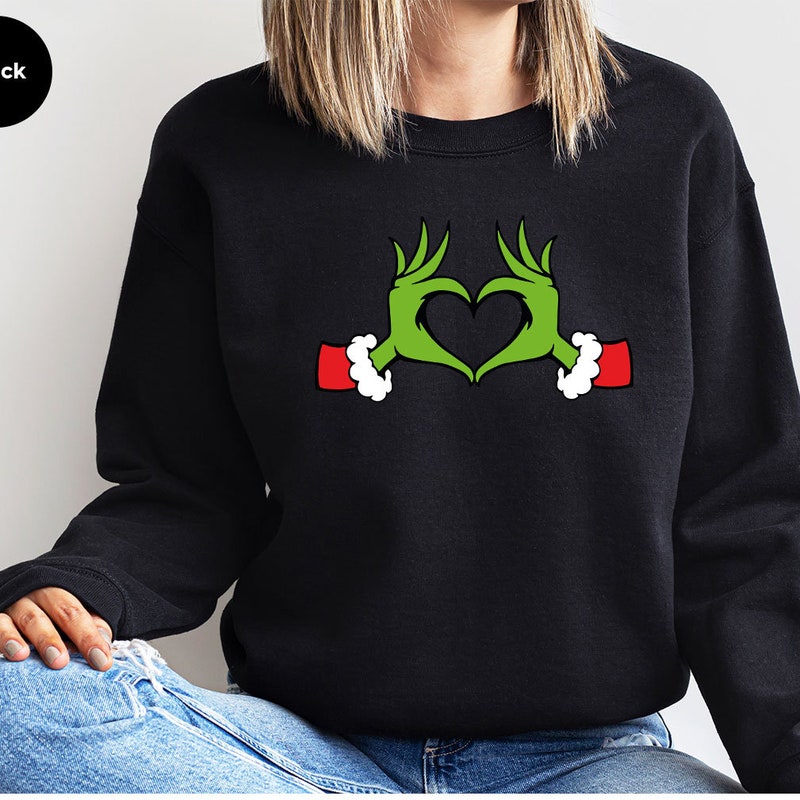 Grinch Hand Long Sleeve - Etsy