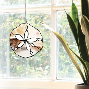 Stained Glass Sand Dollar Pattern, Beginner DIY Window Decor (digital ...