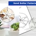 Stained Glass Sand Dollar Pattern, Beginner DIY Window Decor (digital ...