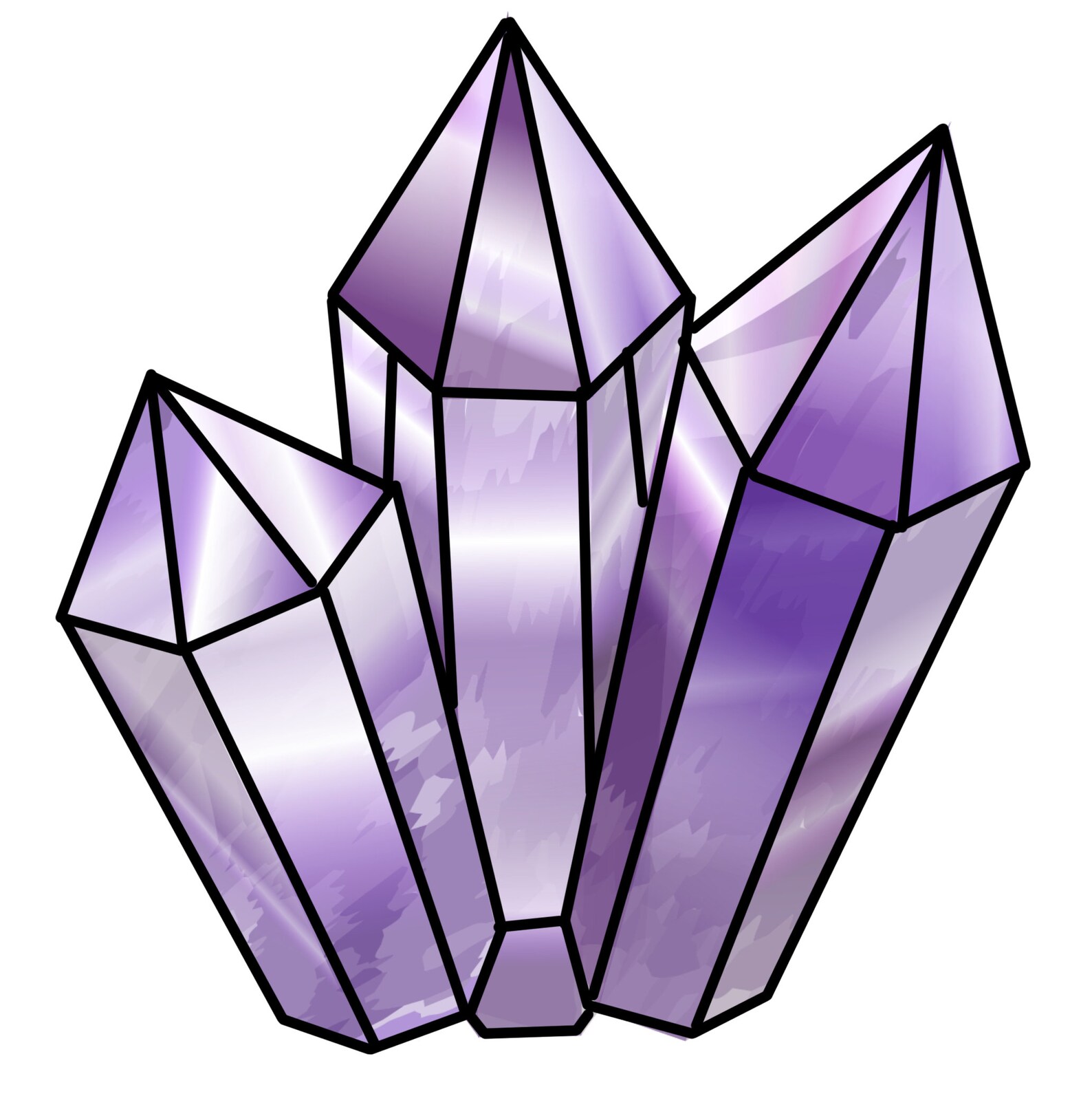 Stained Glass Crystal Cluster Pattern PDF Instant Download - Etsy