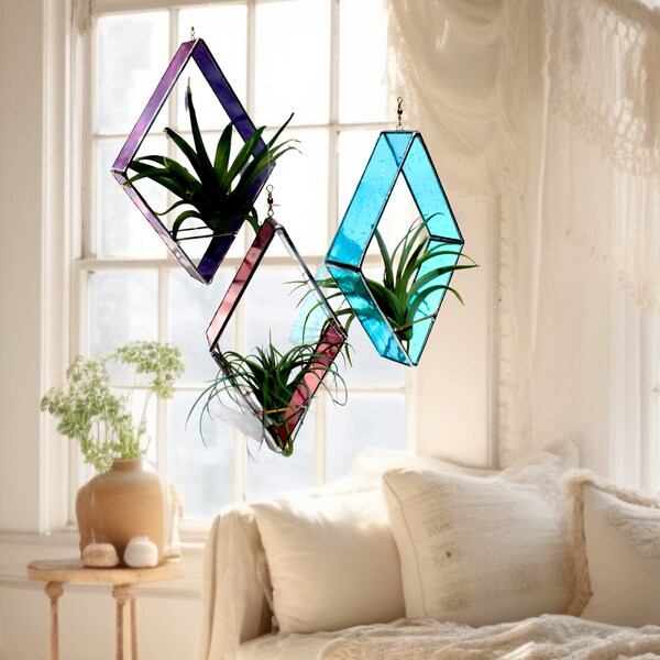 Stained Glass Planters - Etsy