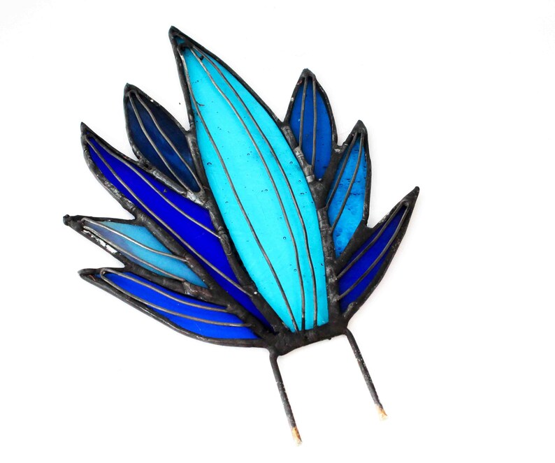 Stained Glass Blue Agave Plant Stake Pattern (PDF Instant Download) - Etsy