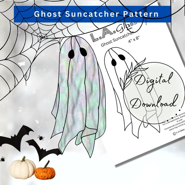 Stained Glass Ghost - Etsy