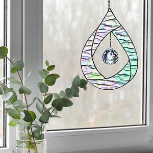 Stained Glass Raindrop Crystal Suncatcher Pattern, PDF Download, Hobby ...
