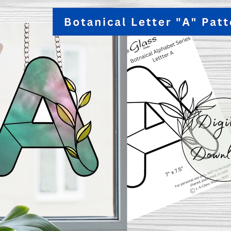 Stained Glass Letters - Etsy