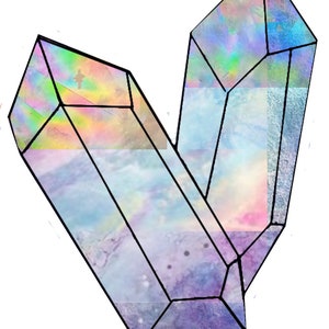 Stained Glass Crystal Quartz Pattern, PDF Instant Download, Hobby ...