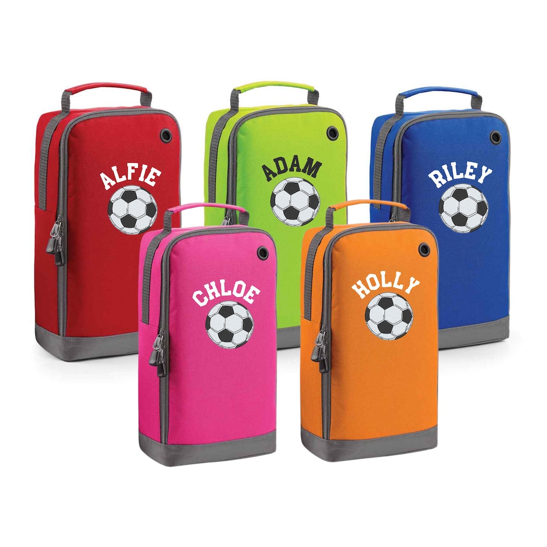 Personalized Kids Football Boot Bag: Embroidered Soccer Gym Bag - Etsy UK