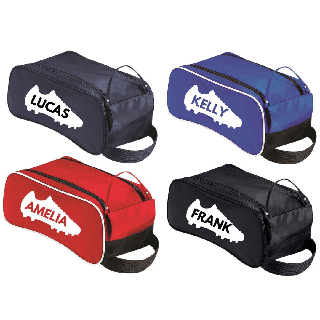 Personalised Football Boot Bag With Name & Boot Design | Custom Soccer ...