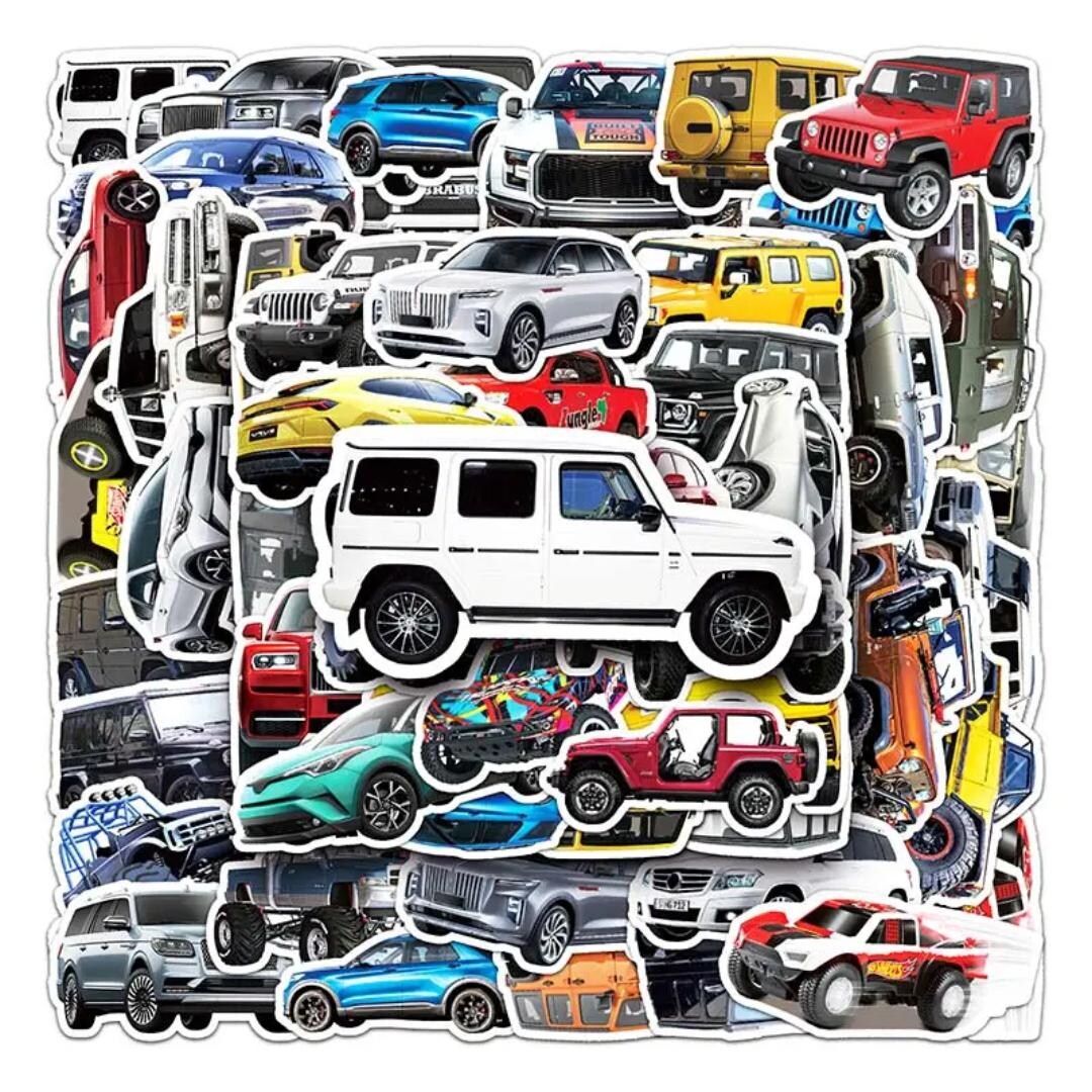 Off-road Sticker SUV Cars Waterproof Sticker Pack 51 SUV & ATV Stickers ...