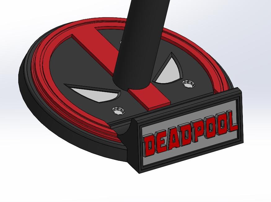 Customizable Helmet Stand 3D Printable Files Stl's for Cosplay Display ...