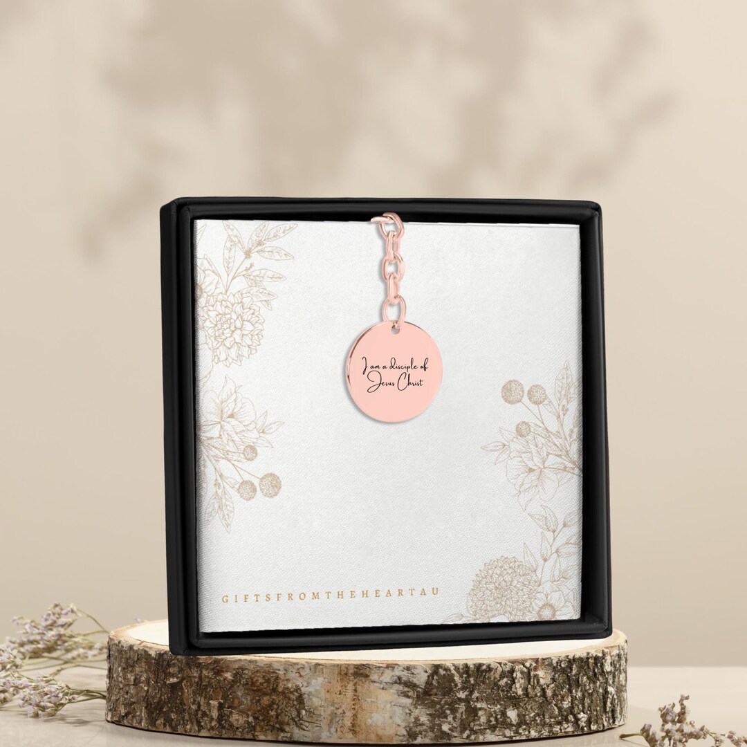 I Am a Disciple of Jesus Christ Keychain, Give It to God, Love Like ...