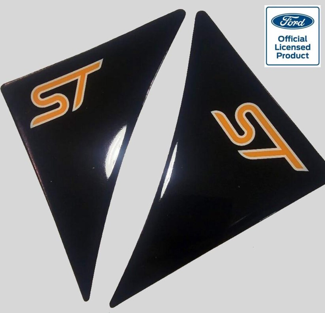 Ford Fiesta Mk7.5 ST Wing GEL Badges PAIR orange - Etsy