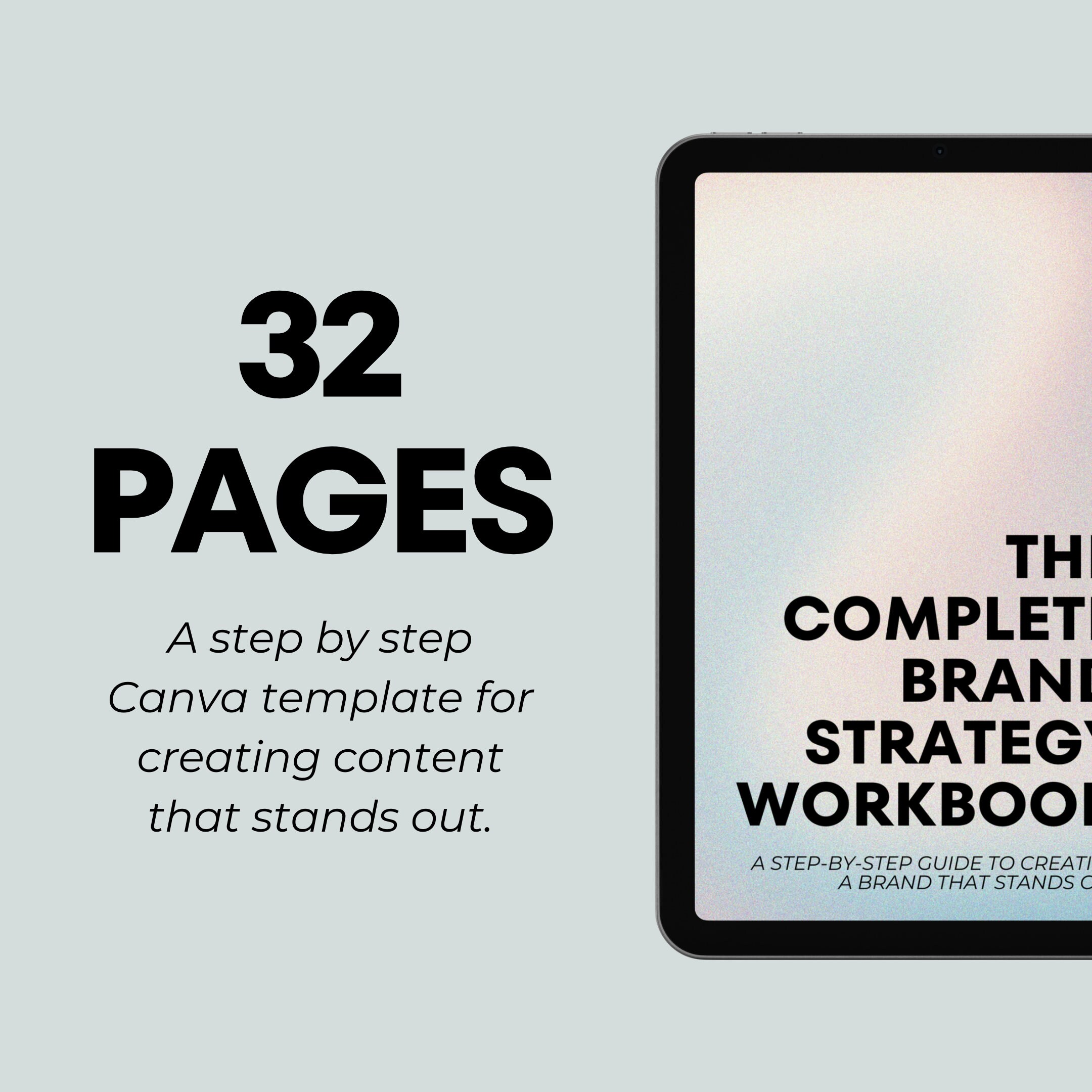 Canva Template: Complete Branding Workbook | Small Business | Brand ...