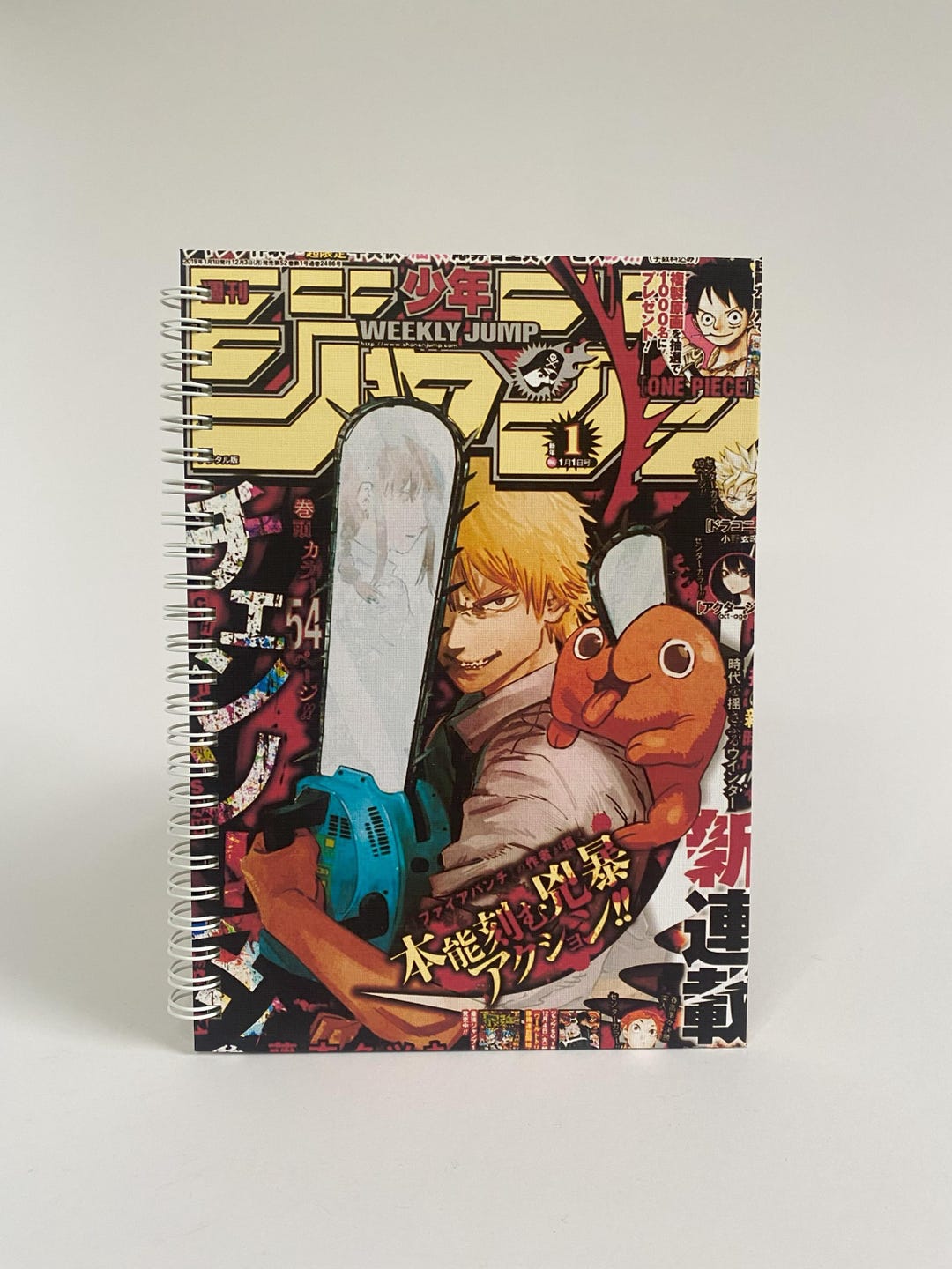 Hand-made Unofficial Chainsaw Man Notebook - Etsy UK
