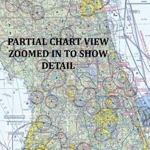 Jacksonville VFR Aviation Aeronautical Chart for Pilots Wall Mural - Etsy