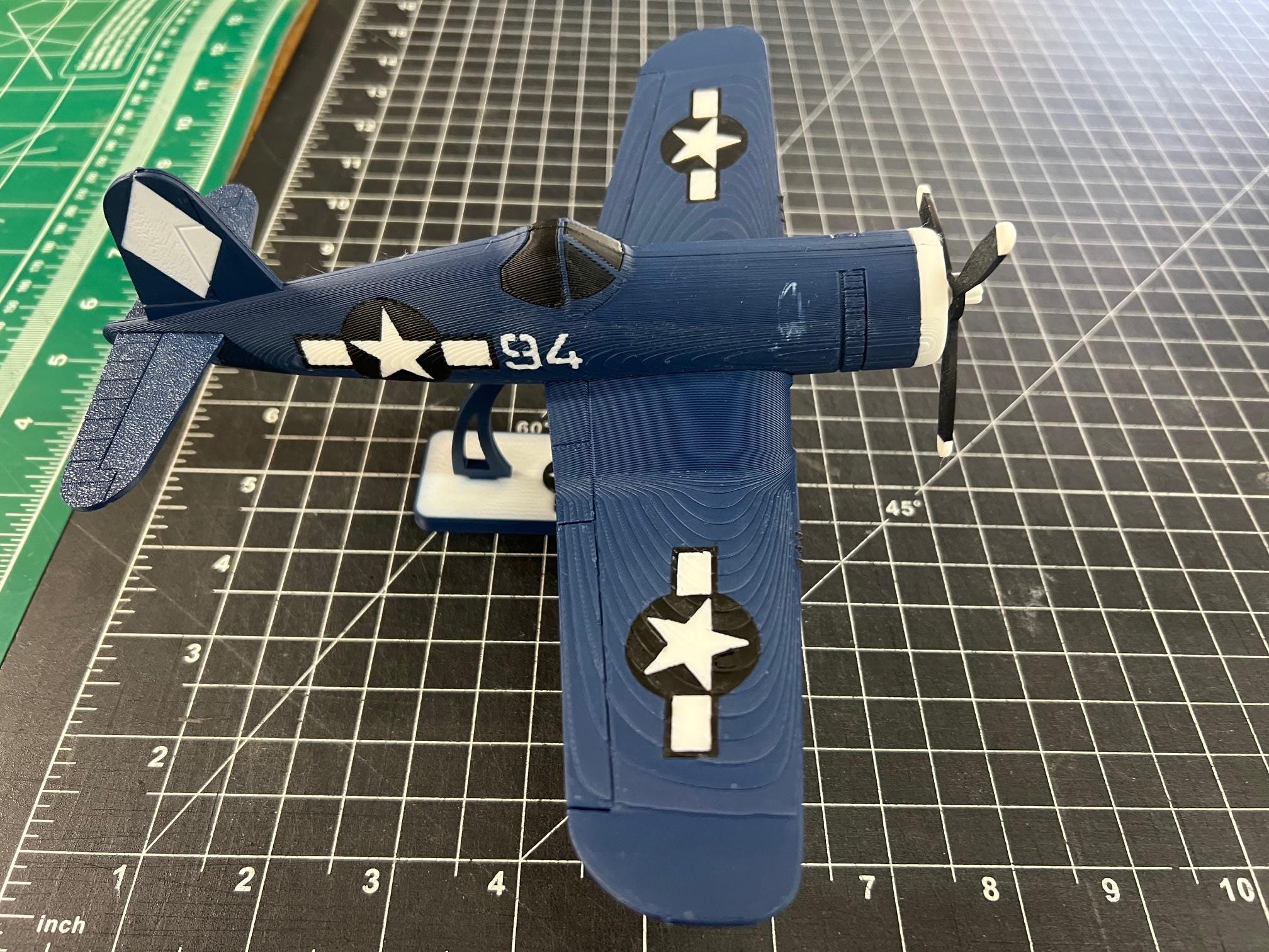 F4U Corsair Airplane Model Desk Display - Etsy