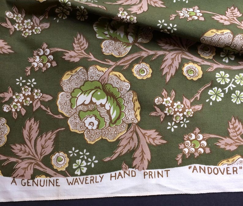 3 Vintage Fantasy Floral Jacobean Pattern Heavy-weight Fabric | Etsy