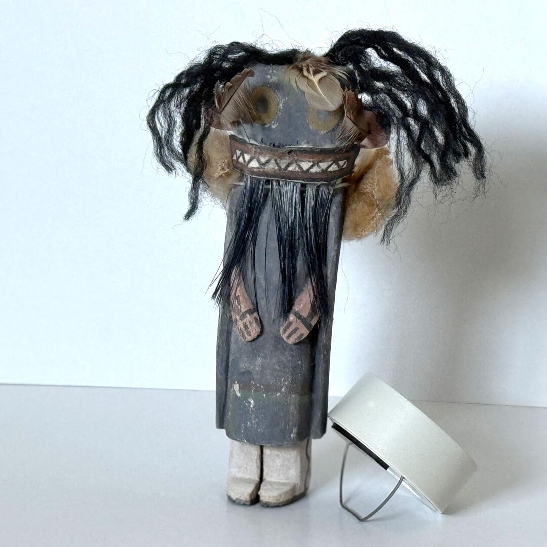 Hopi Kachina Ogre Chaveyo Doll Katsina Hand Carved Native American ...