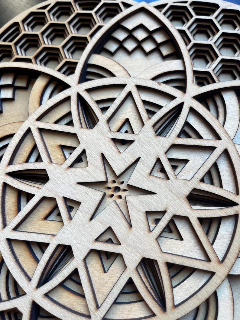 Natural Honeycomb Mandala - Etsy