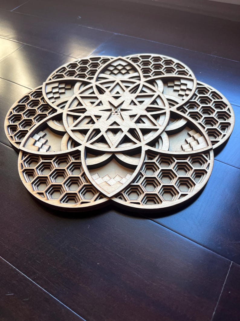 Natural Honeycomb Mandala - Etsy