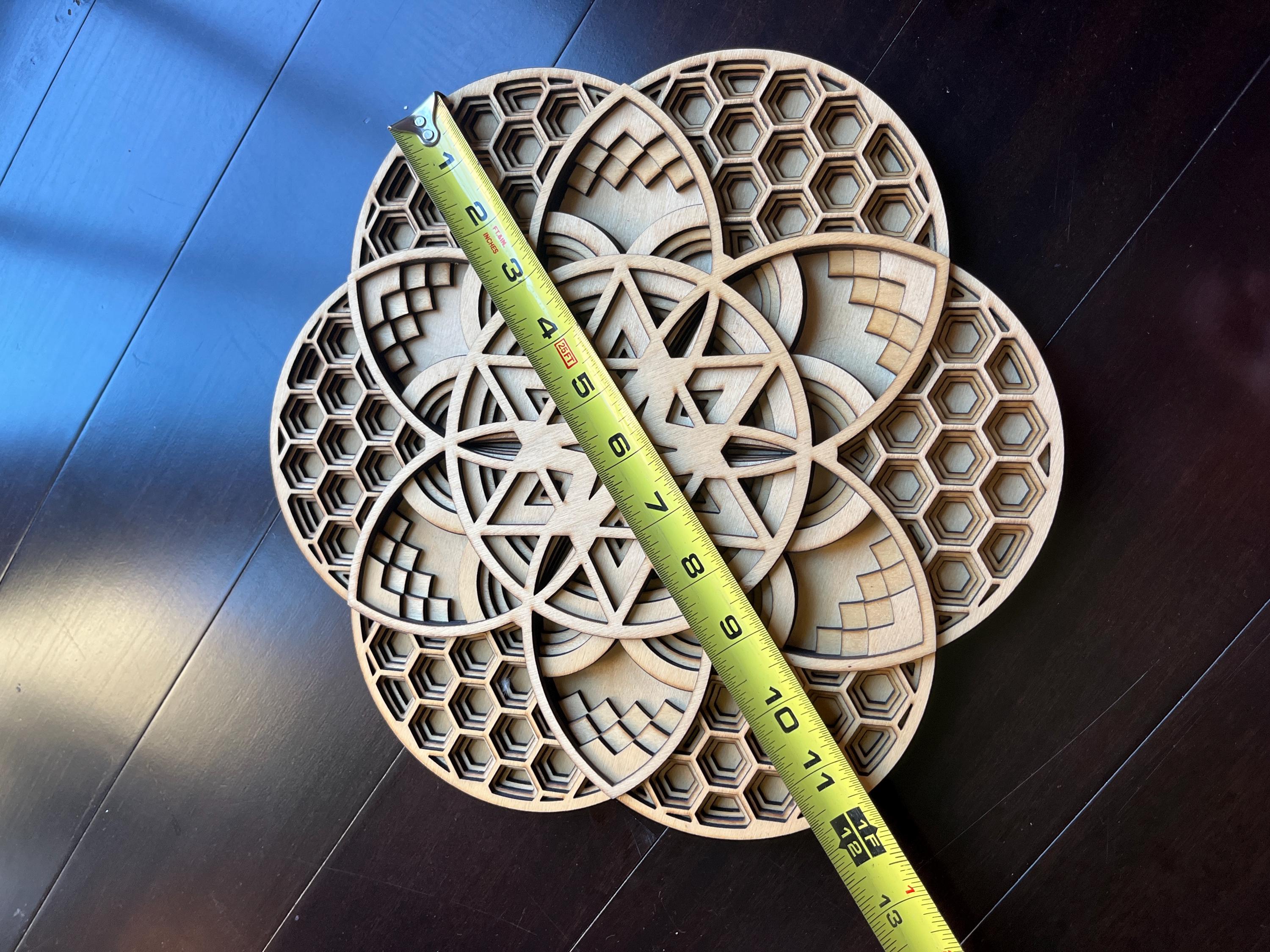 Natural Honeycomb Mandala - Etsy