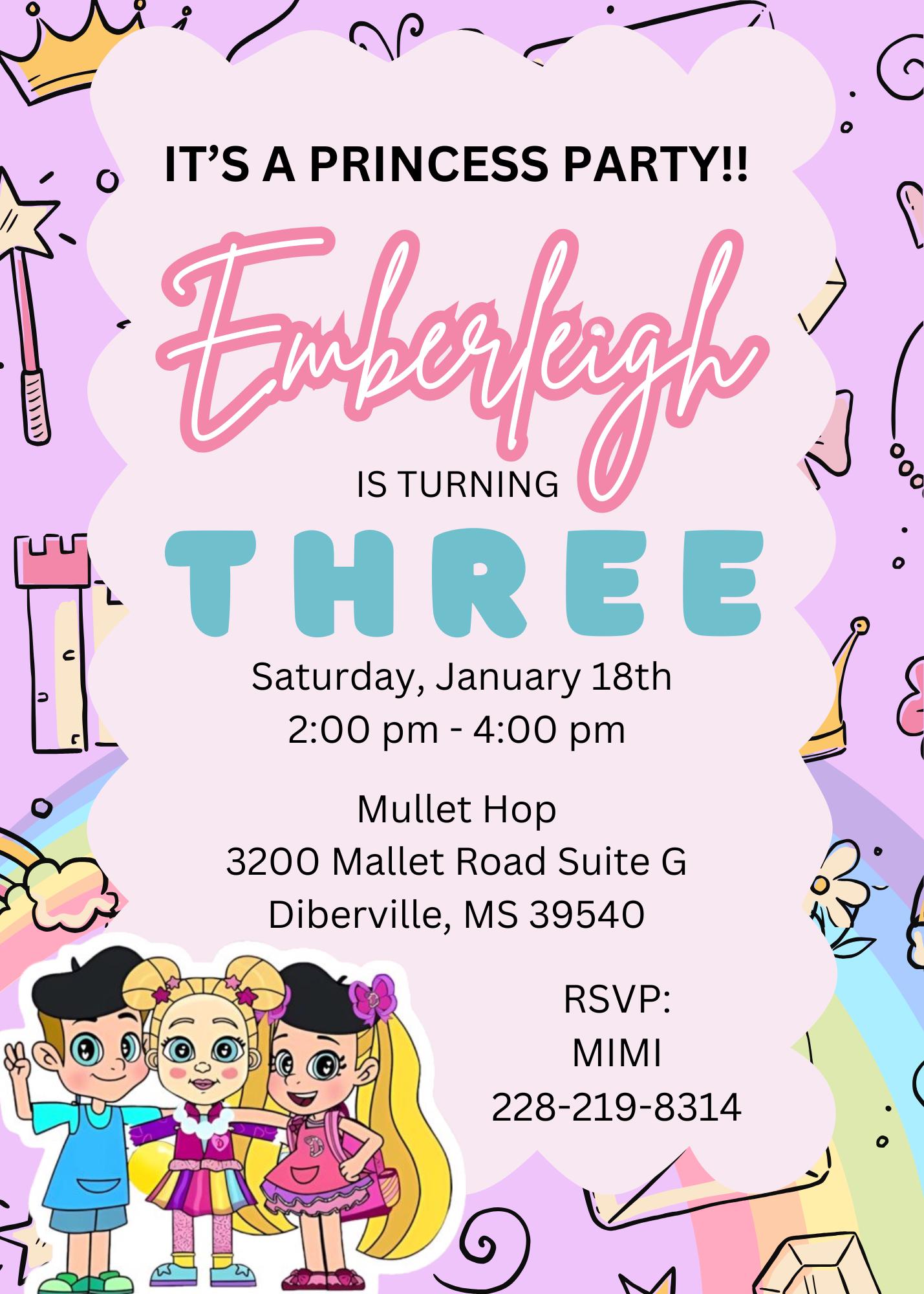 Diana and Roma Birthday Invitation - Etsy