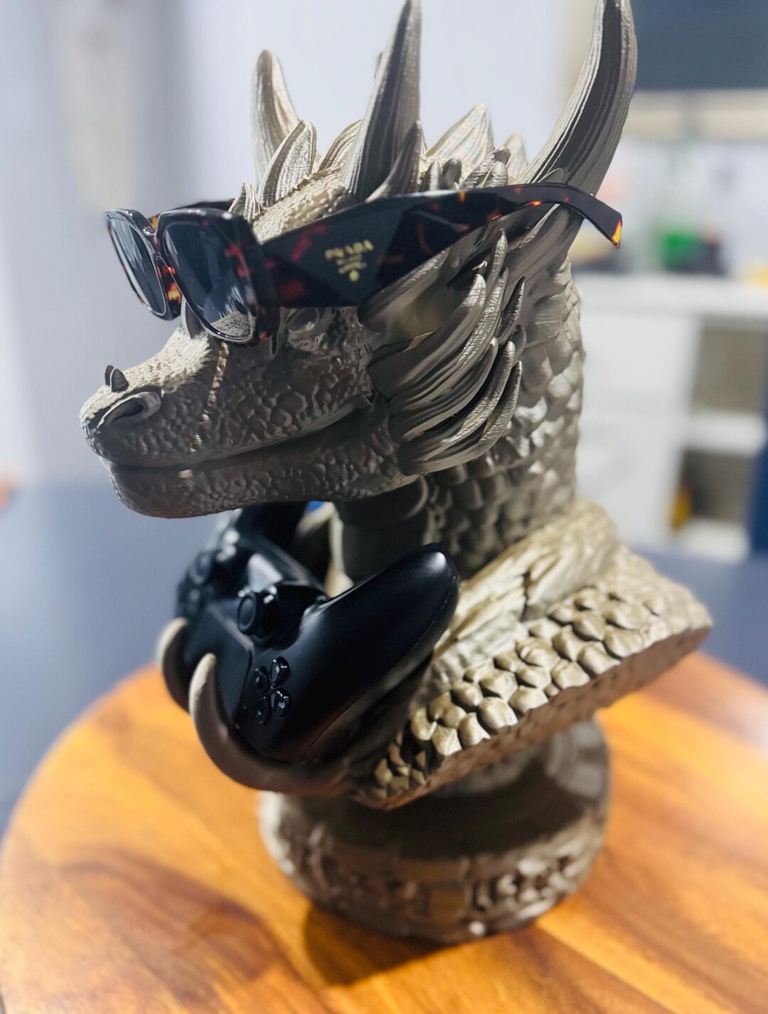 Mythical Dragon Gaming Station Controller Phone Sunglasses Headphones ...