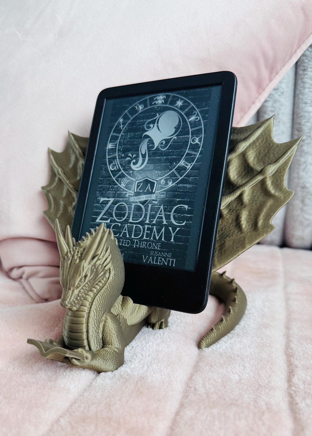 Book Wyrm Dragon Phone/tablet Holder: Fantasy Book Decor - Etsy