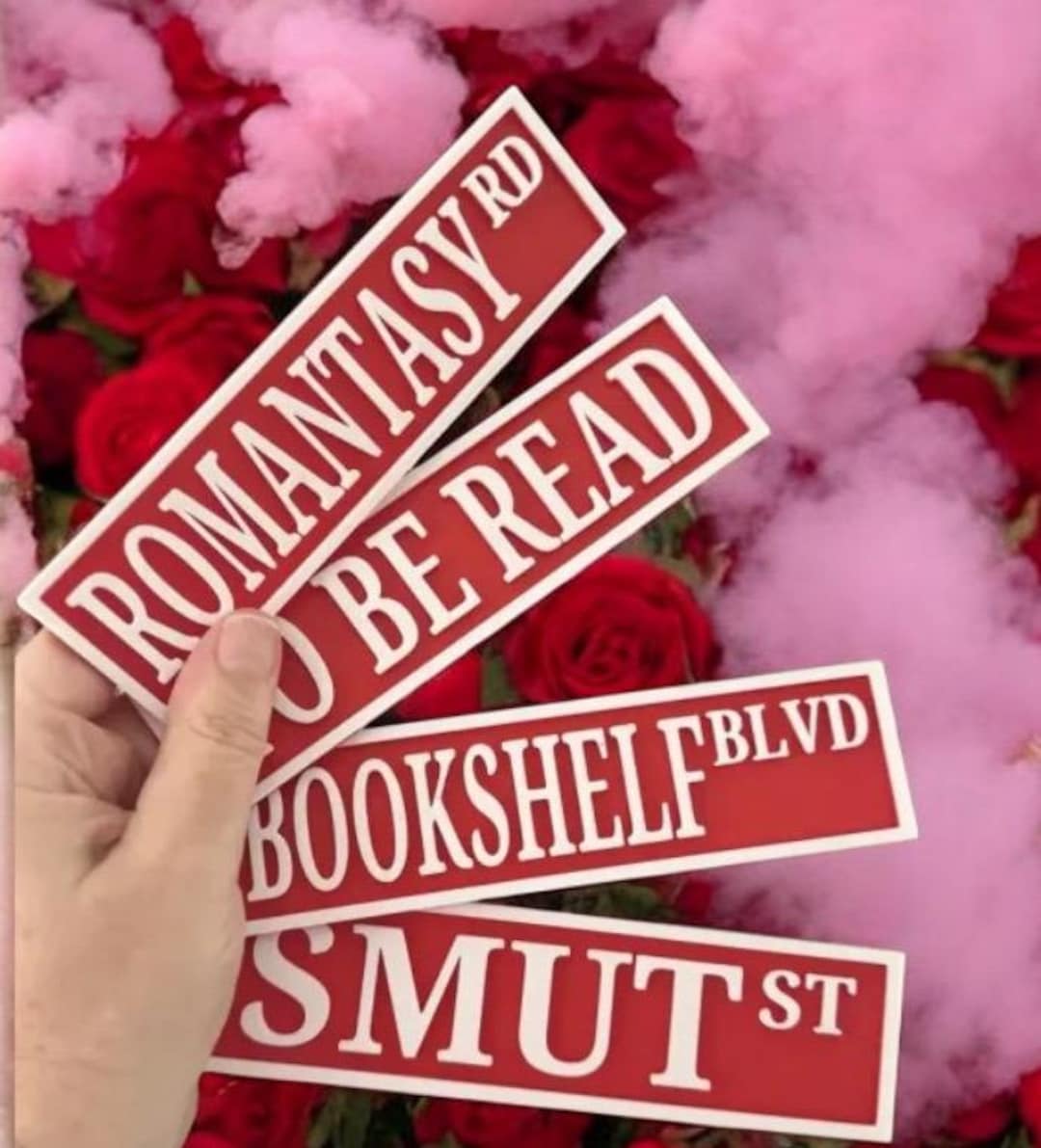 Bookish Street Sign Bookshelf Decor: Smut Street, Romantasy Rd & More ...
