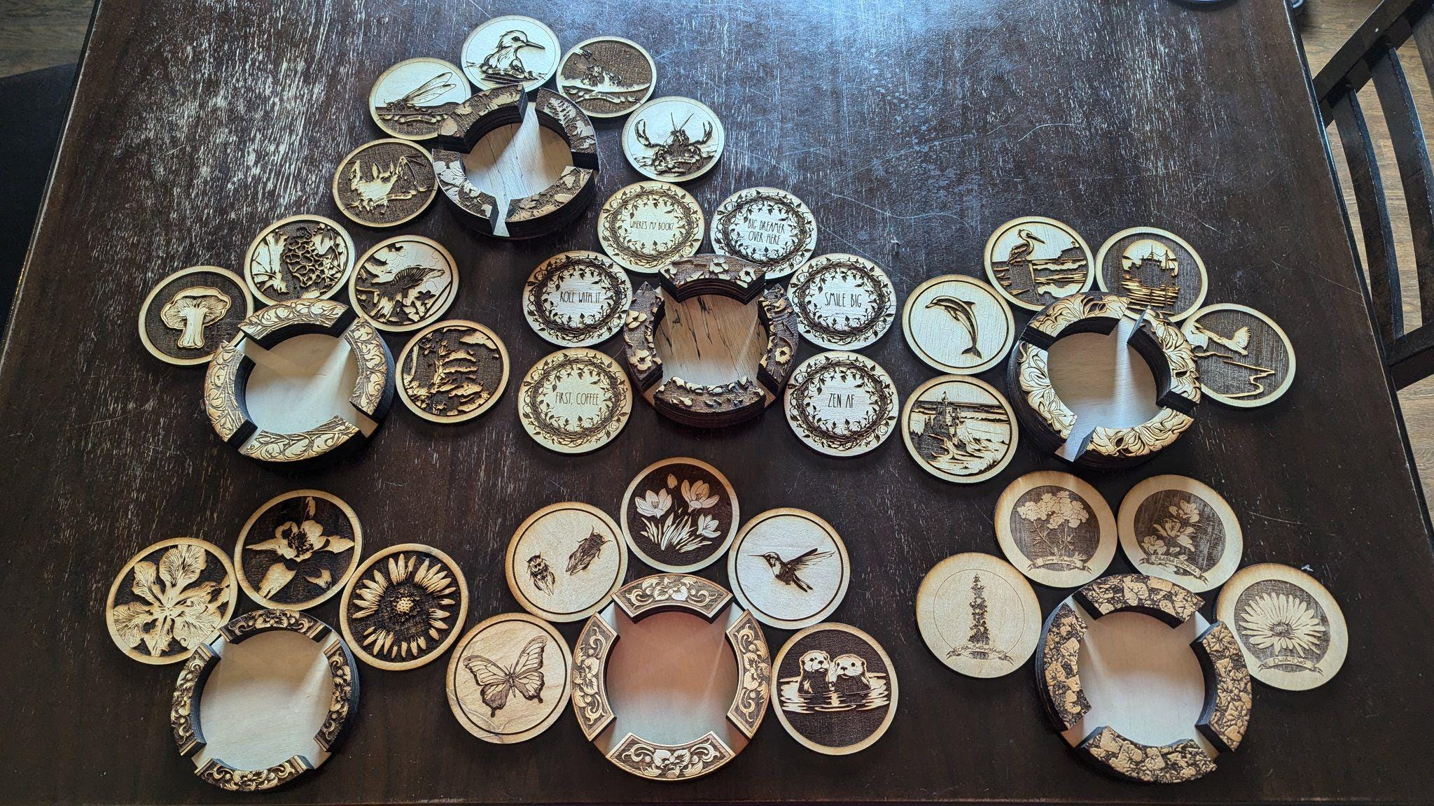 Custom Engraved Coasters - Etsy