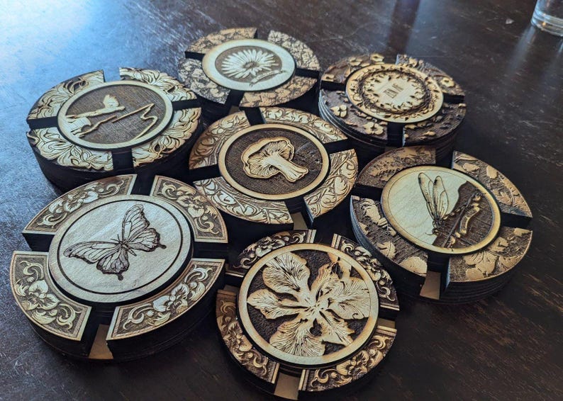 Custom Engraved Coasters - Etsy