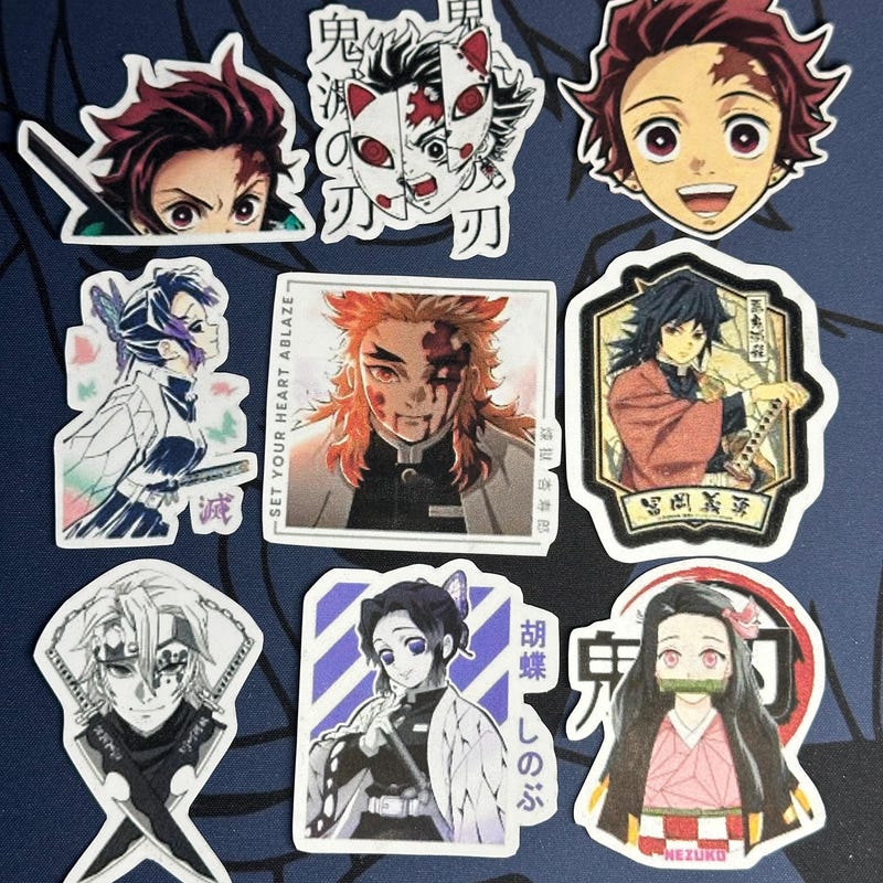 Demon Slayer Sticker - Etsy