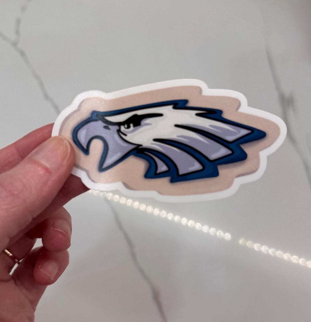 Philadelphia Eagles Inspired Sticker - Sugar Cookie - Etsy