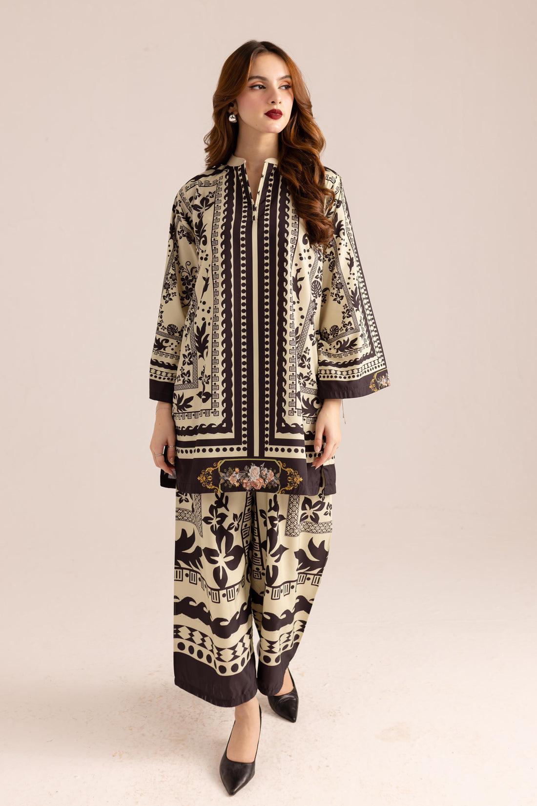 Printed Silk Co-ord Set: Pakistani Wedding Outfit | Ramadan Outfit ...