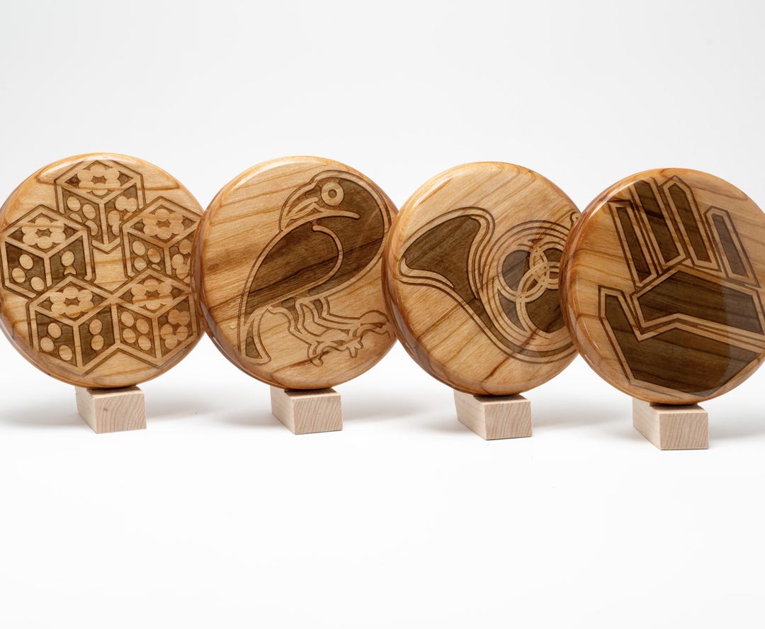 Wheel of Time Inspired Wooden Coasters - Etsy