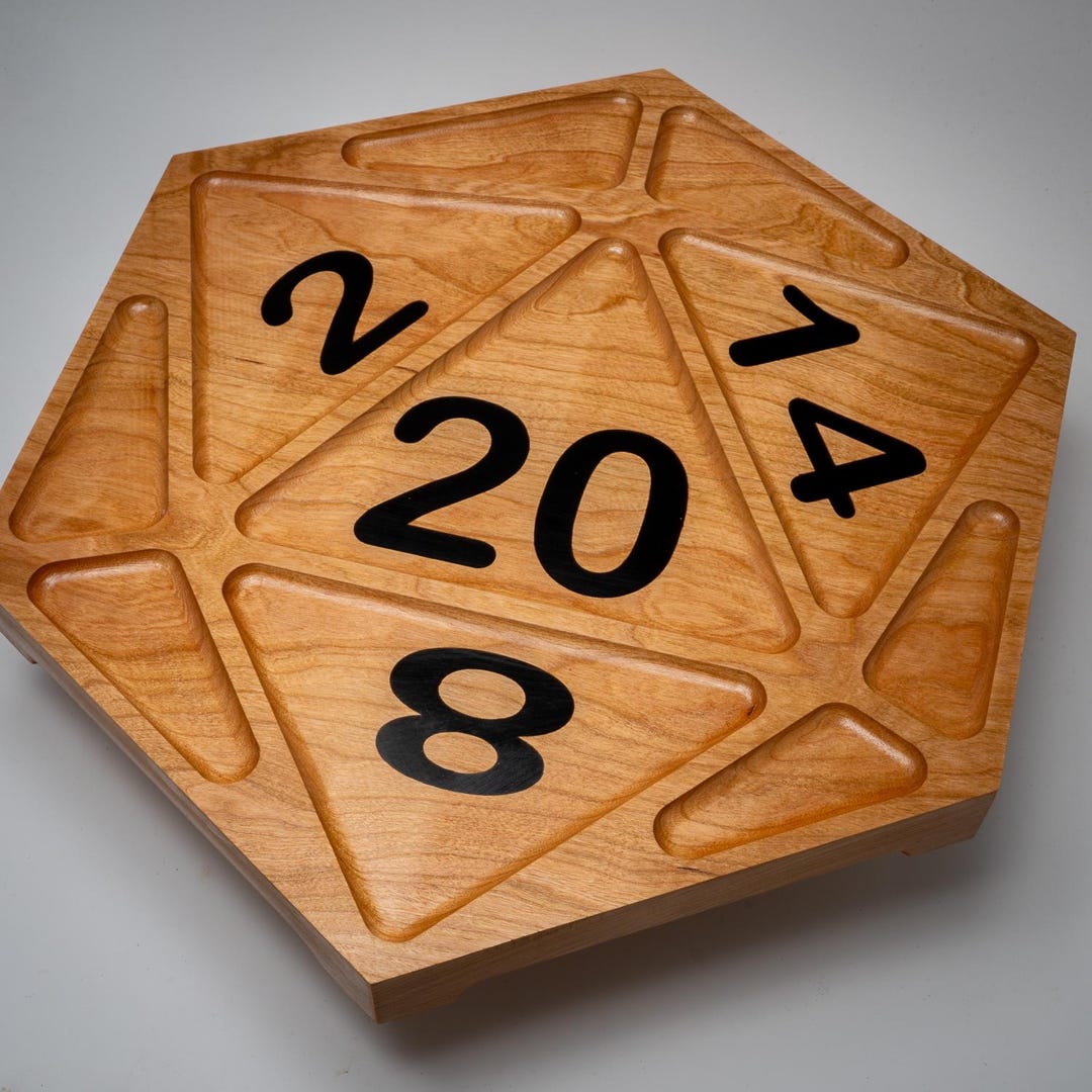 Dungeons & Dragons 20-sided Dice Charcuterie Board or Snack Tray - Etsy