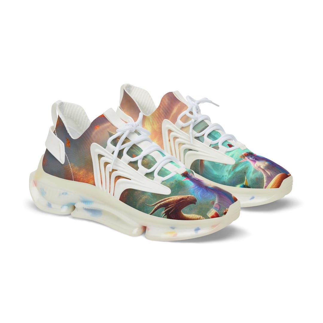 Mesh Sneakers, Fantasy Thanksgiving Theme. Unique Gift for Sneakerheads ...