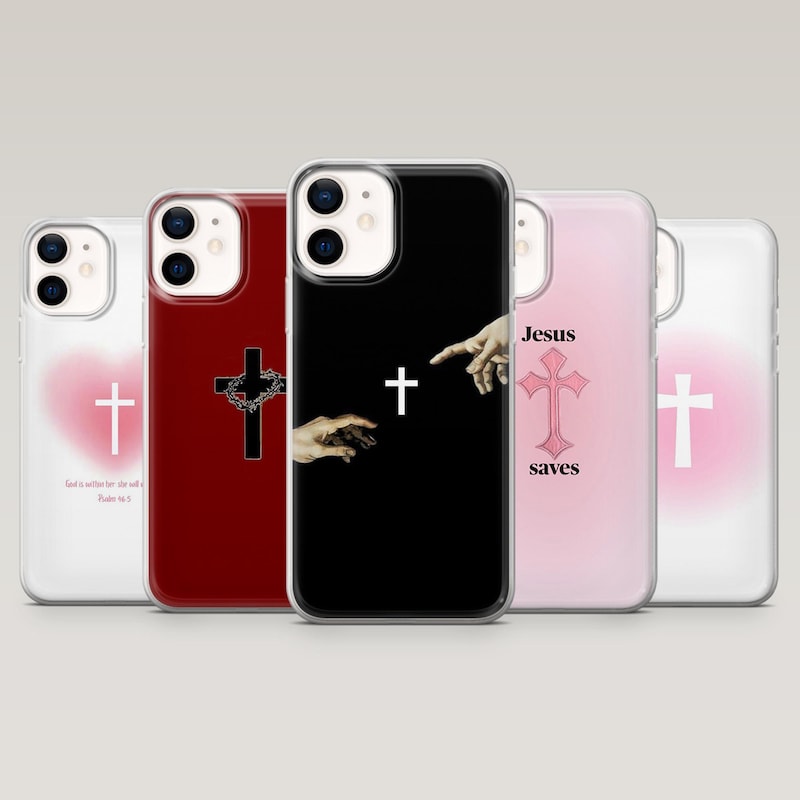 Christian Cross Phone Case - Etsy