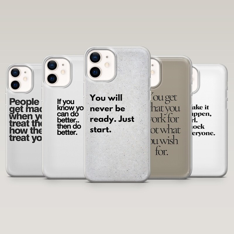 Quote iPhone Case - Etsy UK