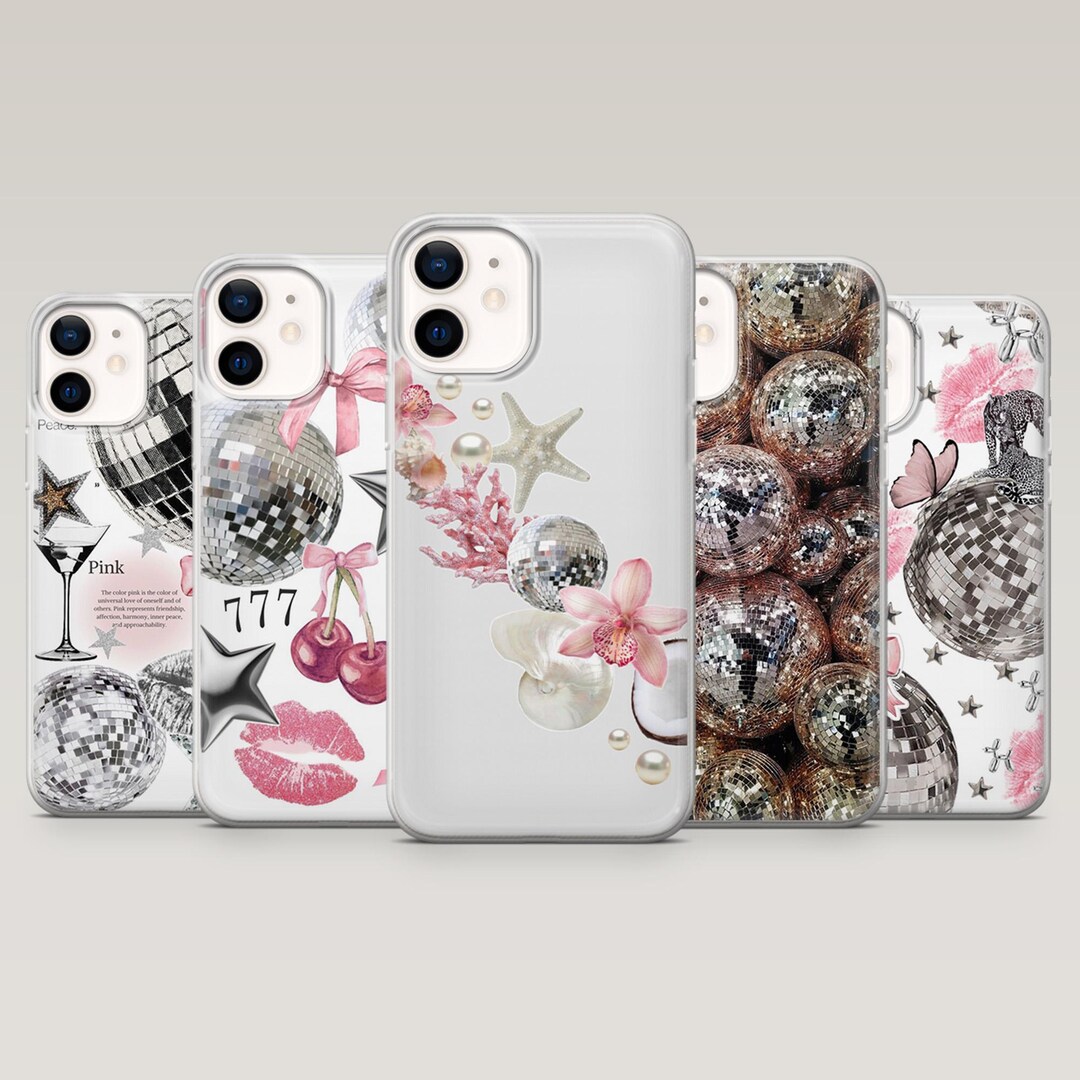 Disco Ball Phone Case Mirror Ball Party Shiny Cover for iPhone 16 Pro ...