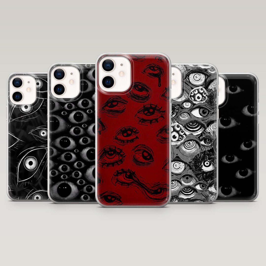 Creepy Eyes Phone Case Horror Weird Gore Cover for iPhone 16 Pro, 15 ...