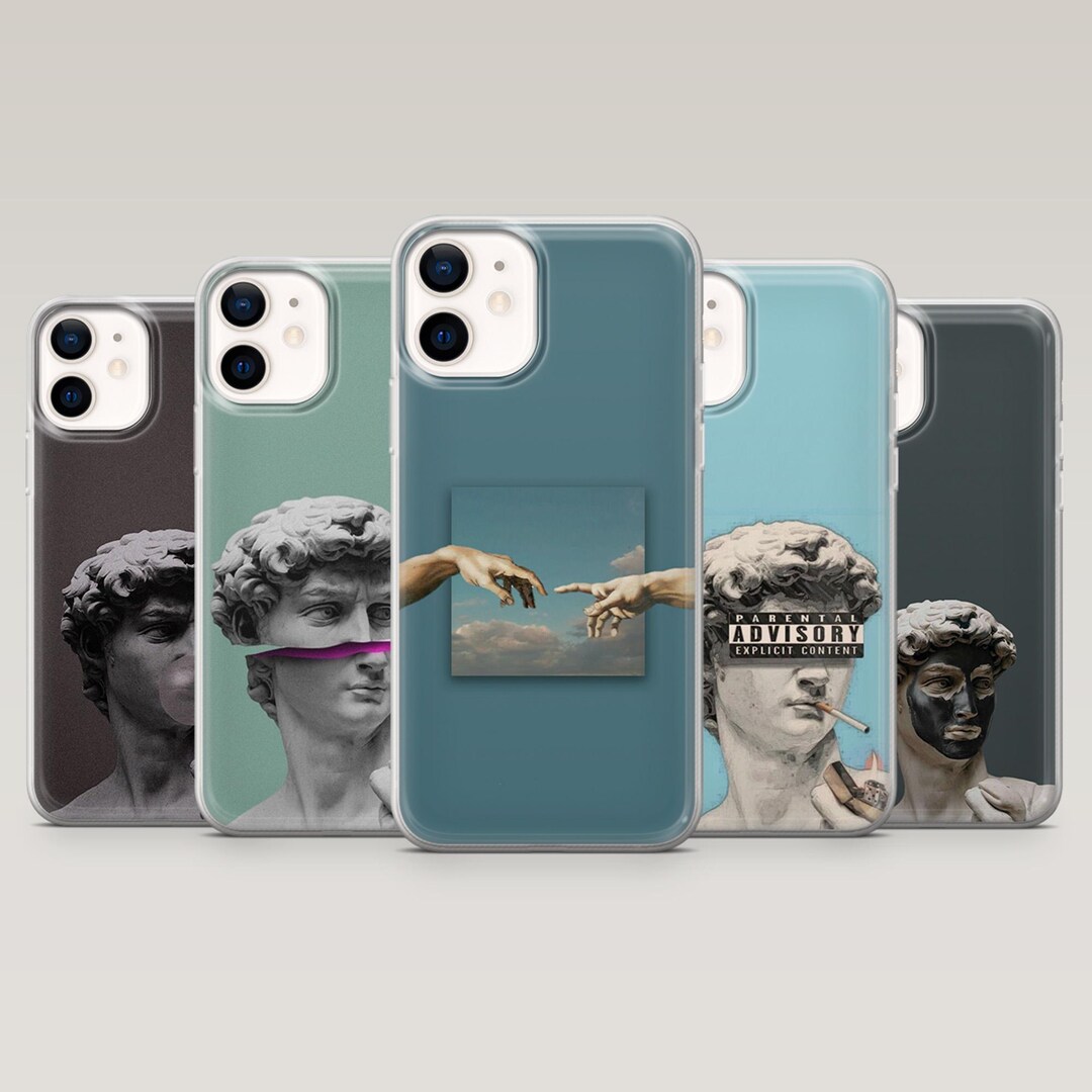 Statue Parody Phone Case Meme Greek Mythology Cover for iPhone 16 Pro ...