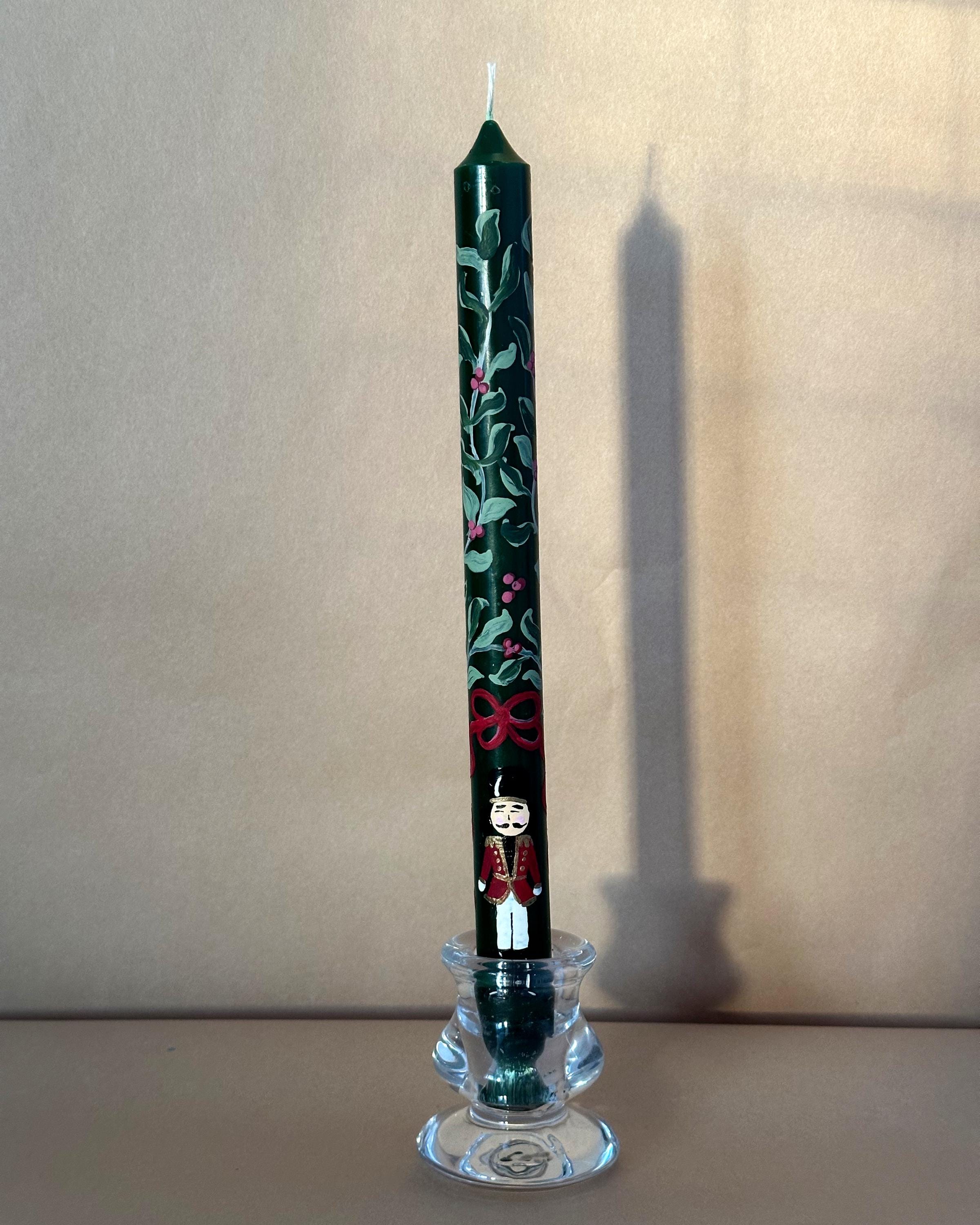 Hand Painted Nutcracker Candlesticks - Nutcracker Candles, Holiday ...