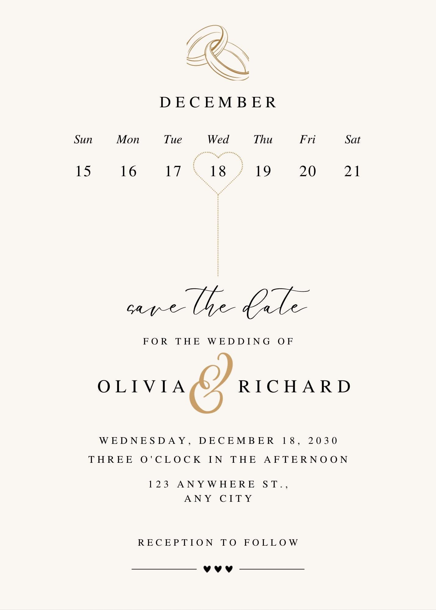 Digital Wedding Invite - Etsy