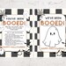 Printable Cute Black Ghost Halloween You've Been Booed Sign-5-spooky ...
