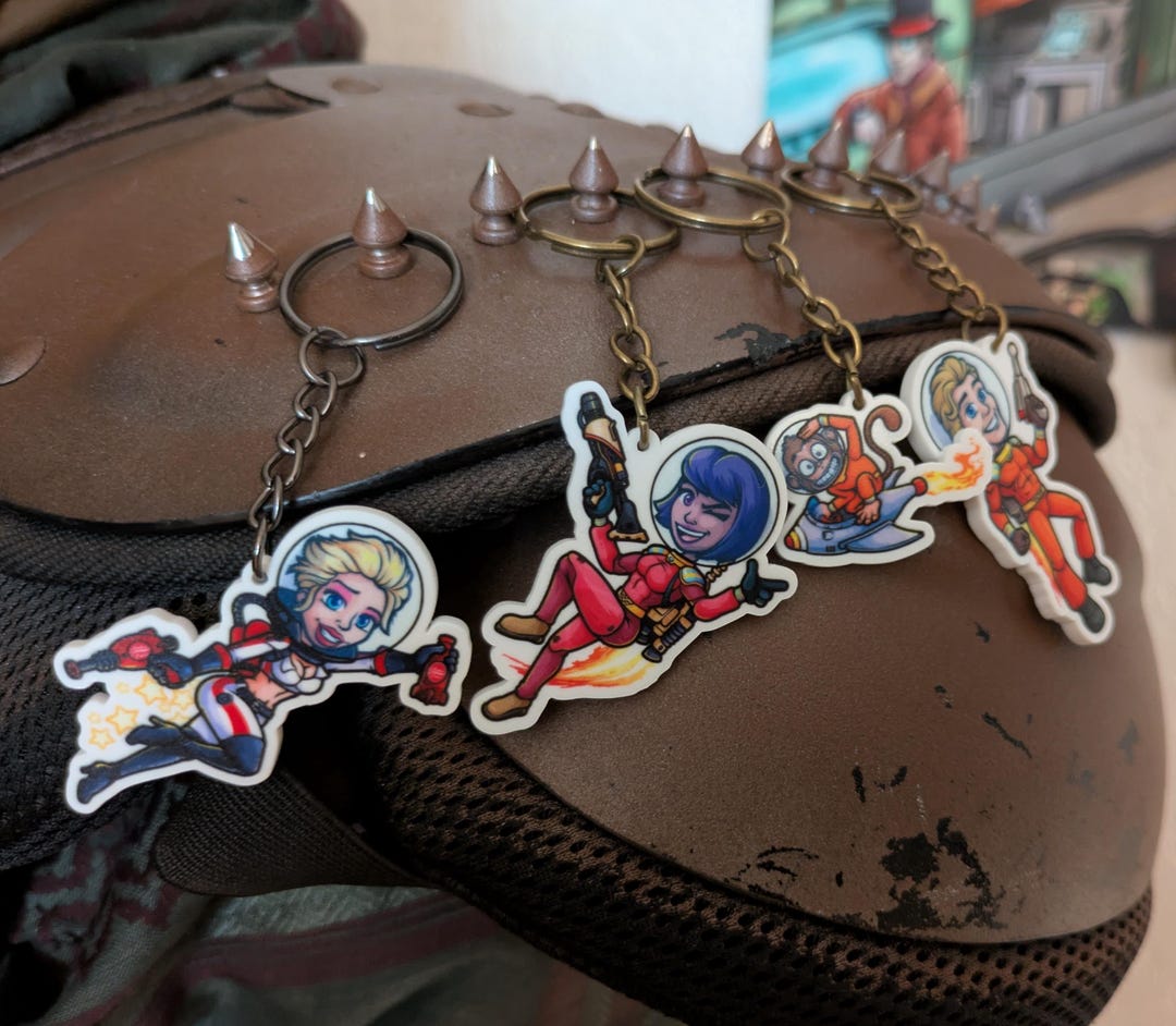 New and Cute!! Fallout Universe Handmade Keychain Collection: "new and ...