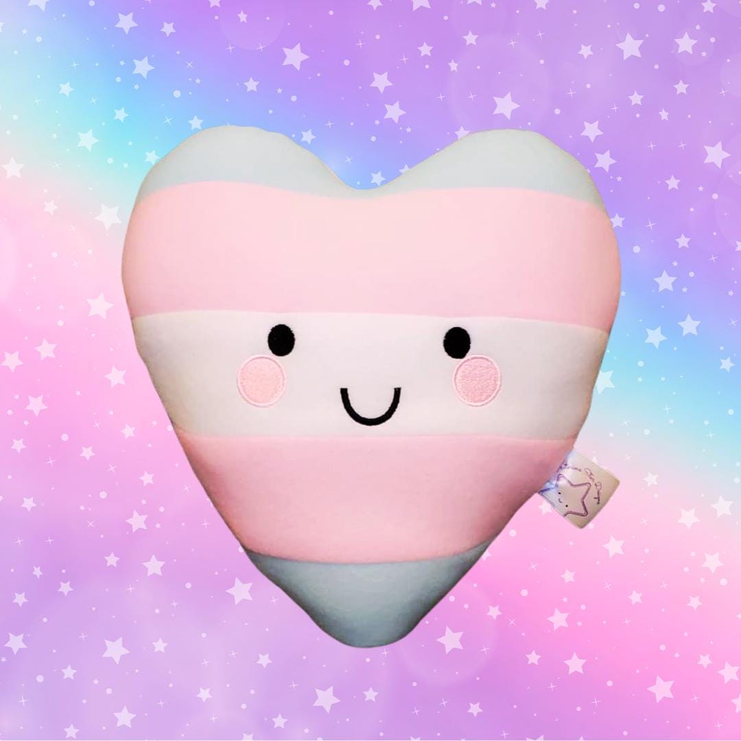 NEW! Trans Pride Heart Plush - Etsy