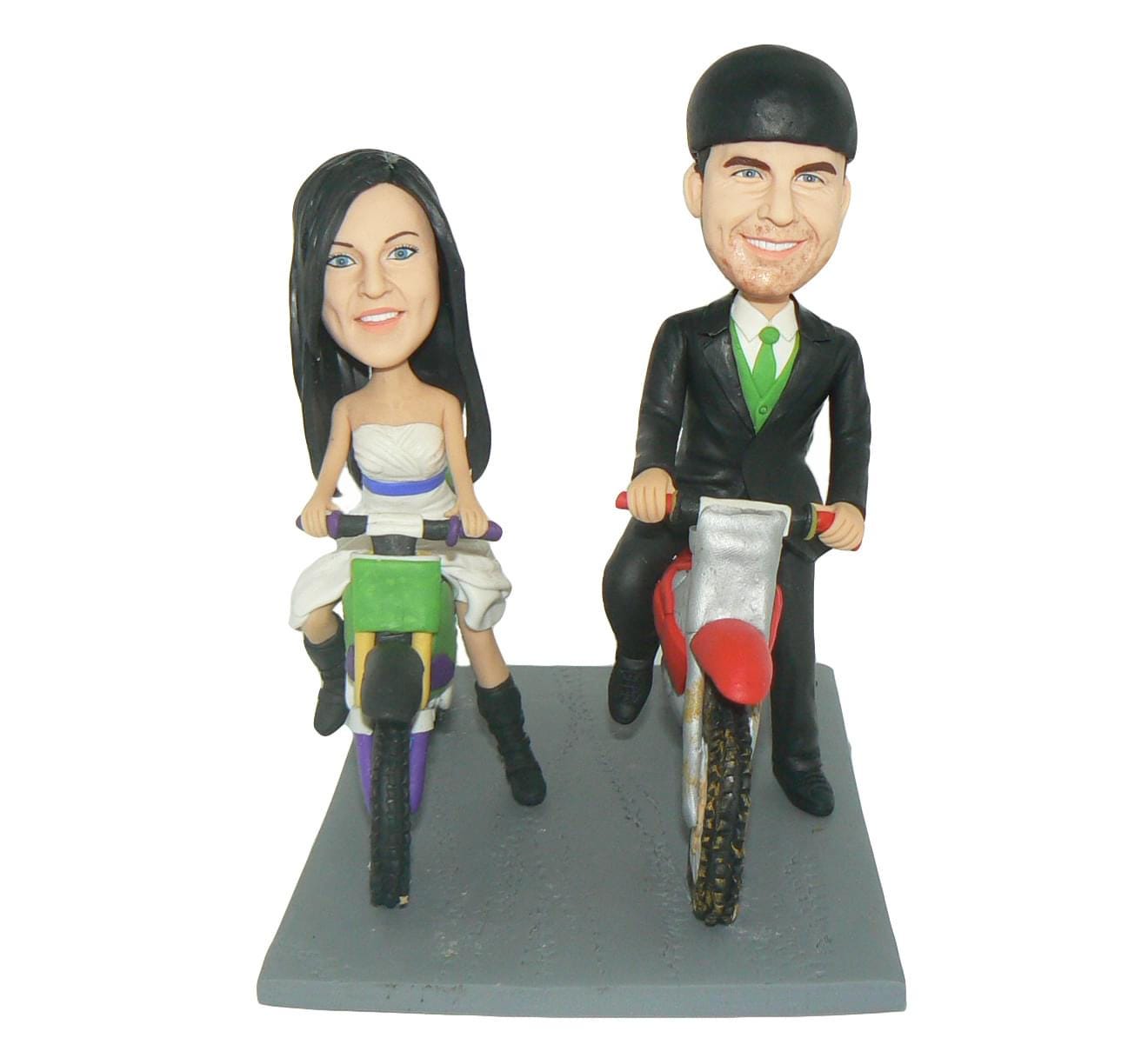 Motorcycle Custom Wedding Cake Topper - Etsy