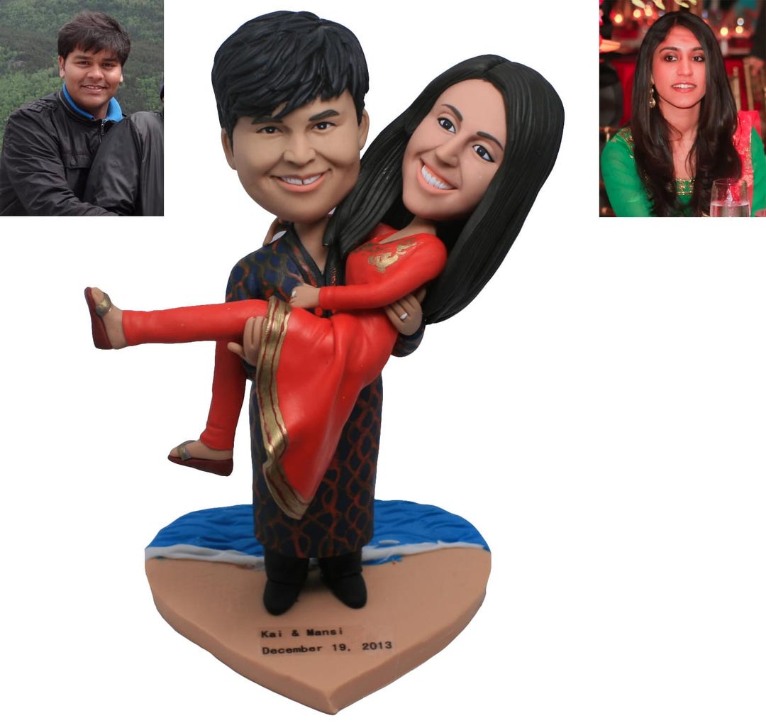 Indian Beach Custom Wedding Cake Topper - Etsy